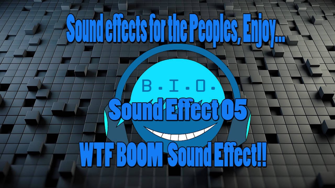 WTF BOOM sound effect - YouTube