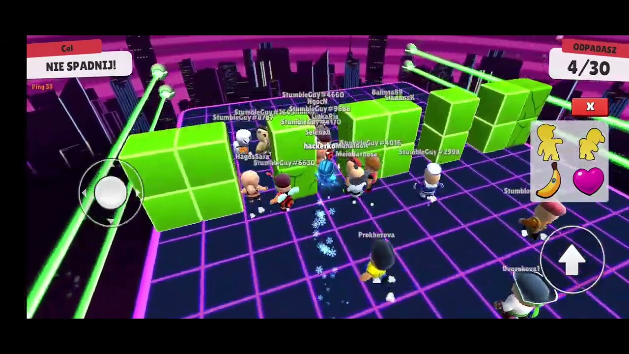 STUMBLE GUYS Dynamitron vs 30 Stumbles in BLOCK DASH - YouTube