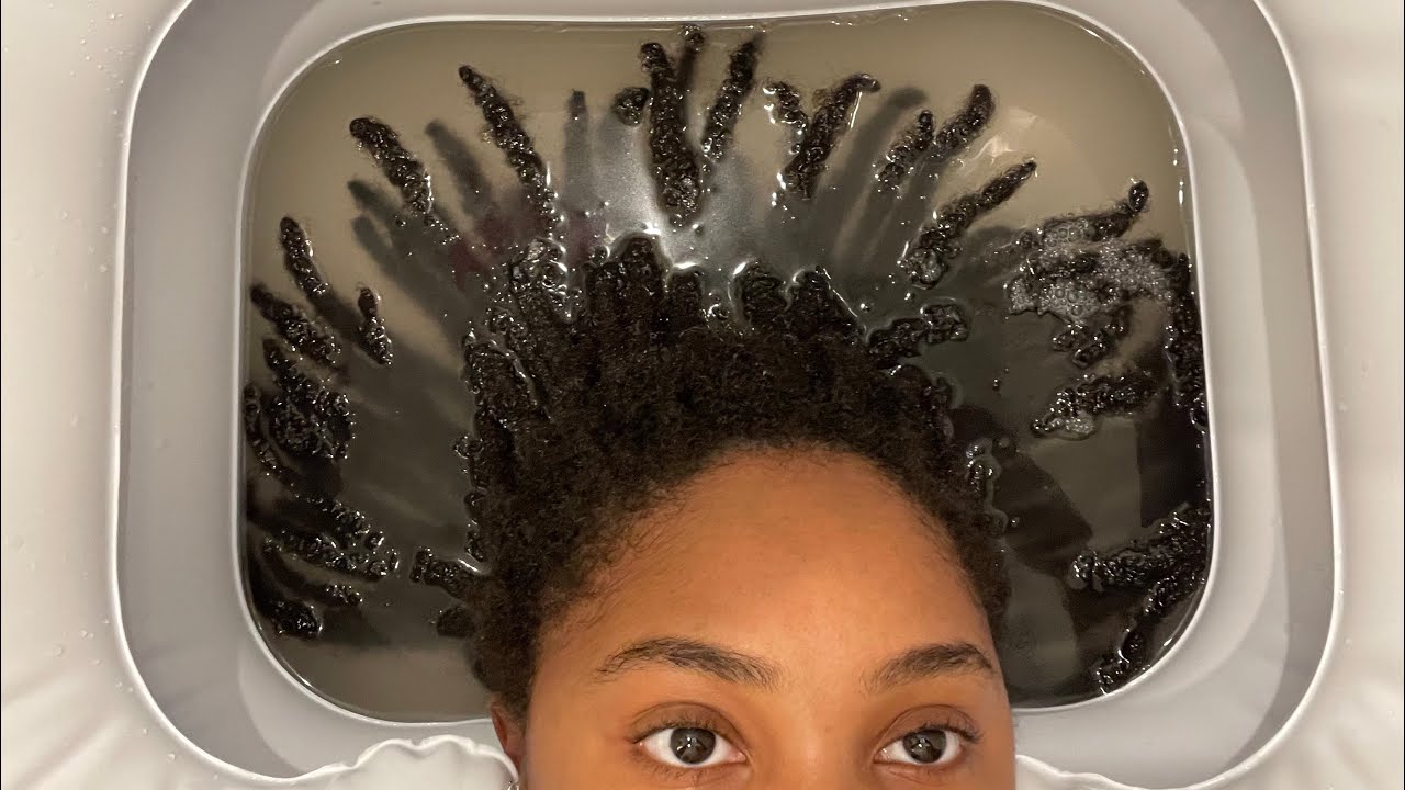 My first ACV rinse on my locs! | LOC DETOX - YouTube