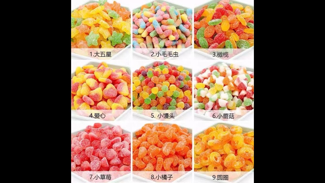 how to make starch mogul gummy candy ?mogul gummy candy machine/2 layer ...