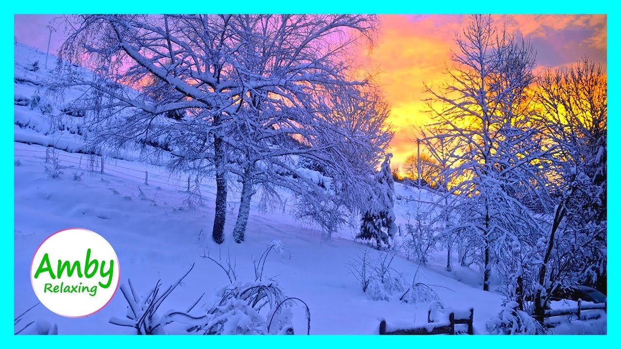 Winter Scenes and Relaxing Piano Music - Calm Instrumental Music ...