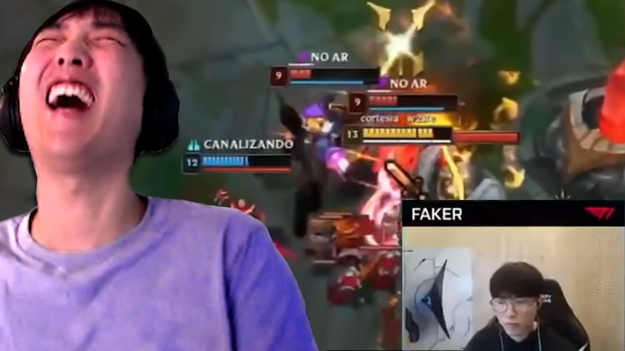Doublelift Reacts to Faker's Multitask Meme - YouTube