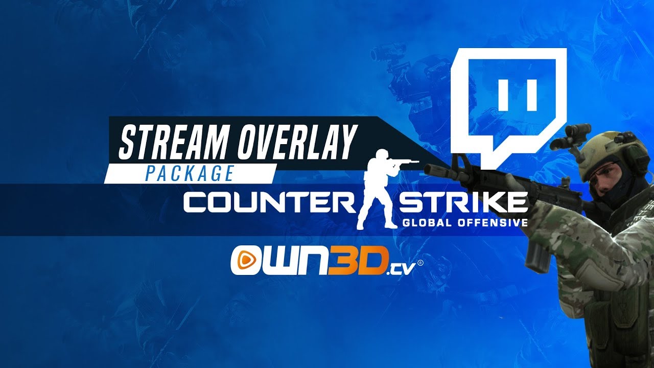 COUNTER STRIKE Twitch Stream Overlay Pack | Direct Download | own3d.tv ...
