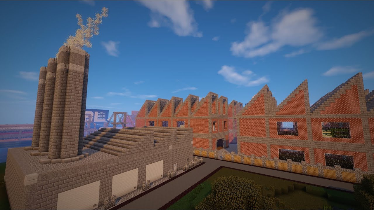 Gewerbegebiet auf der Minecraft Insel - Live bauen und gestalten #26 ...
