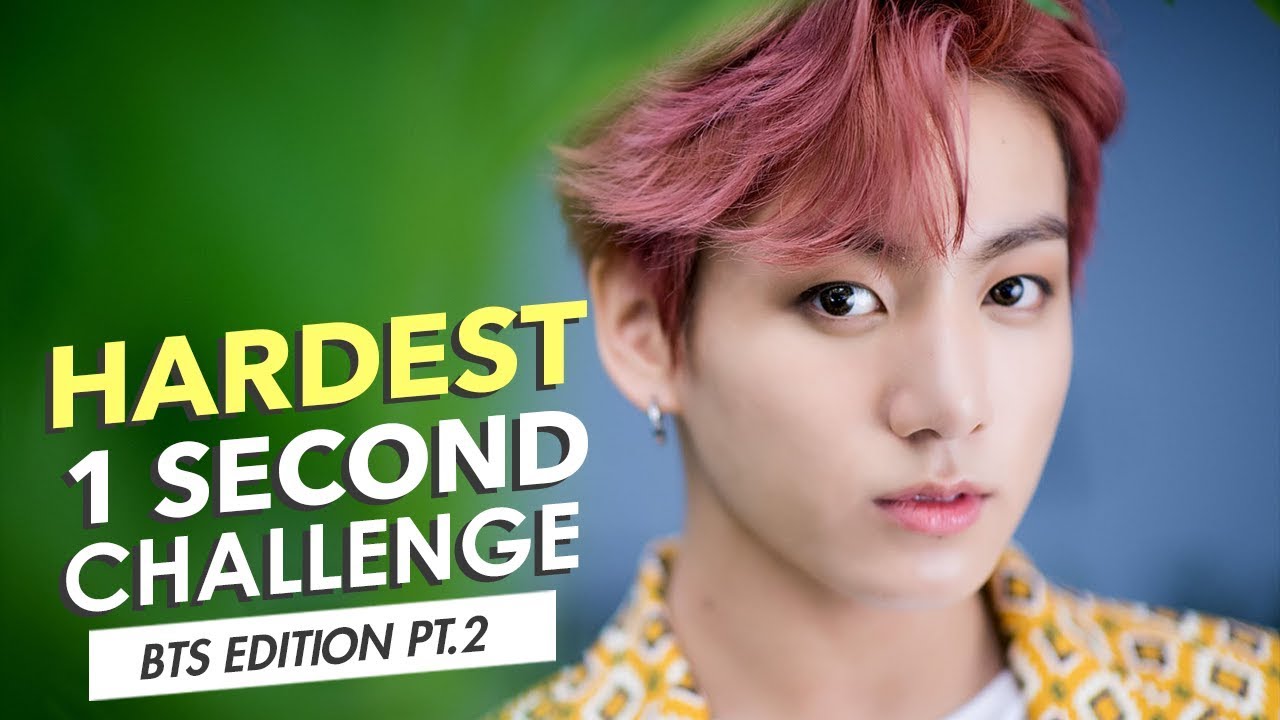 1-Second Challenge (BTS Edition) | KPOP CHALLENGE - YouTube