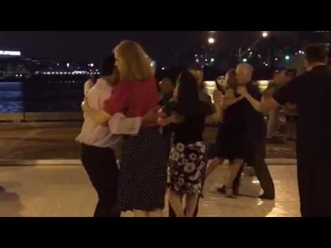 Maria Nikol and Adam Kern at Tango on the Pier in Fells Point