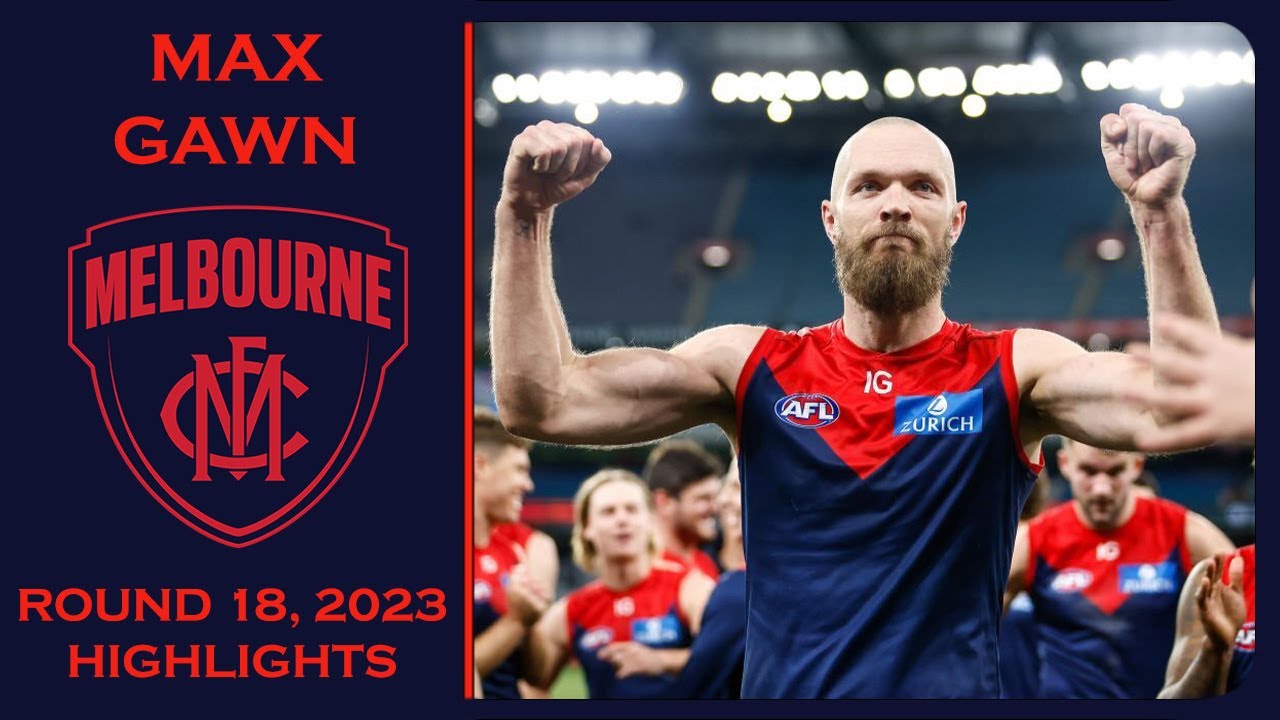 Max Gawn Highlights | Round 18, 2023 - YouTube