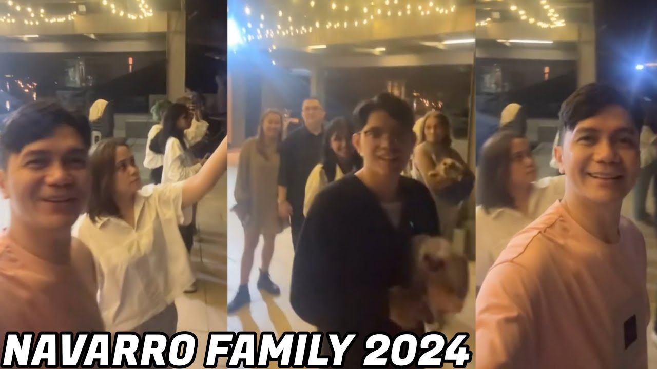 NAVARRO FAMILY NEW YEAR SALUBONG 2024 | TANYA BAUTISTA VHONG NAVARRO ...