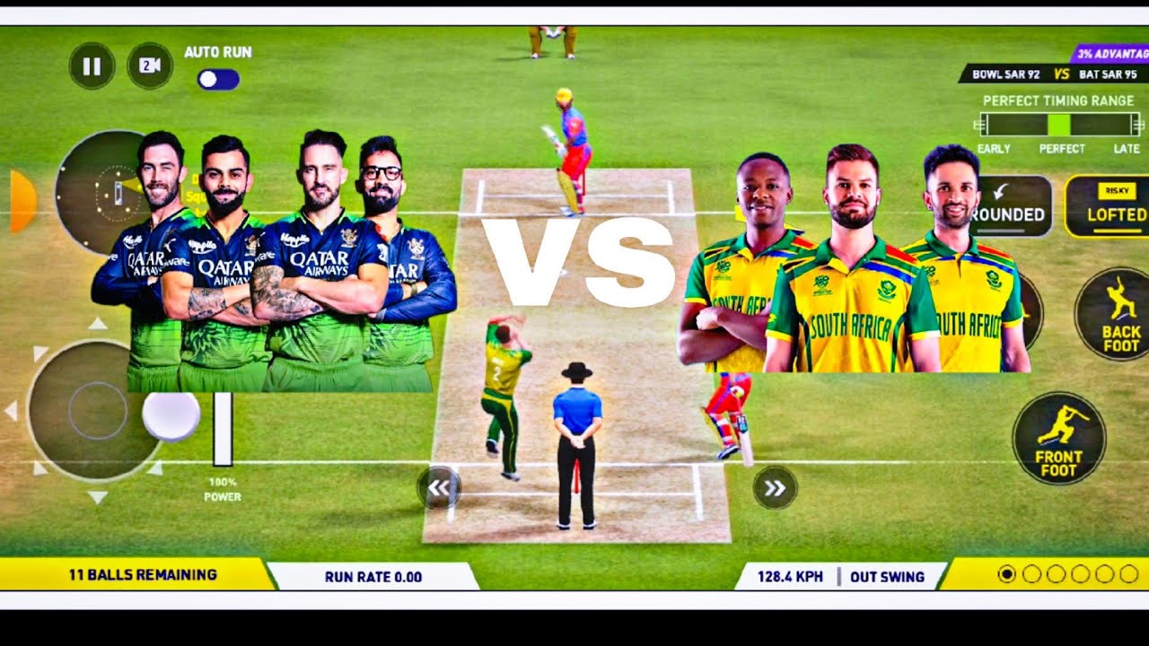 RCB VS South Africa dream cricket 24 gameplay - YouTube