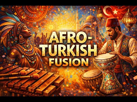 African Marimba Turkish Darbuka Fusion | Afro-Turkish Instrumental Beat