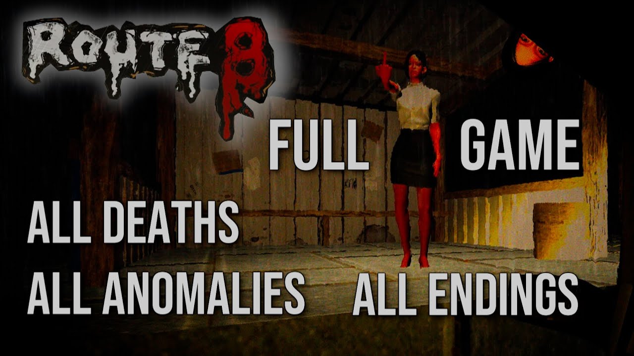 Route8 - ALL ENDINGS, ALL ANOMALIES, FULL GAME - YouTube
