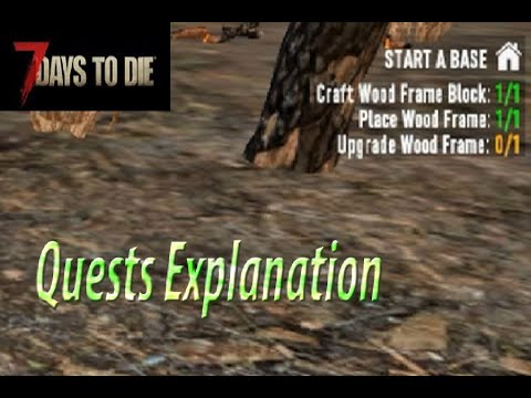 7d2d s1 ep1 tutorial and quest explanation - YouTube