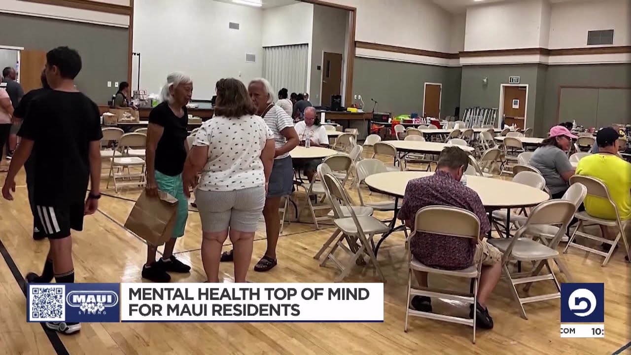 Maui recovery efforts continue, mental health top of mind - YouTube