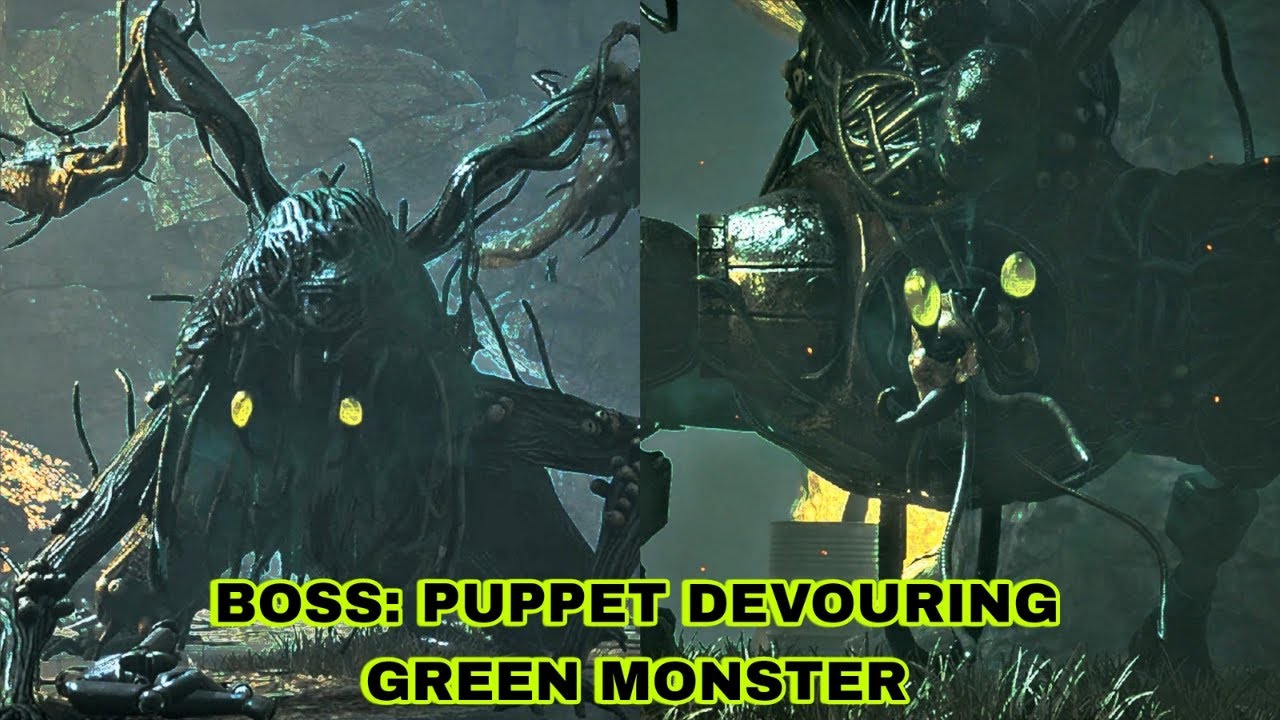 I CAN'T DODGE TO SAVE MY LIFE! | BOSS PUPPET DEVOURING GREEN MONSTER ...