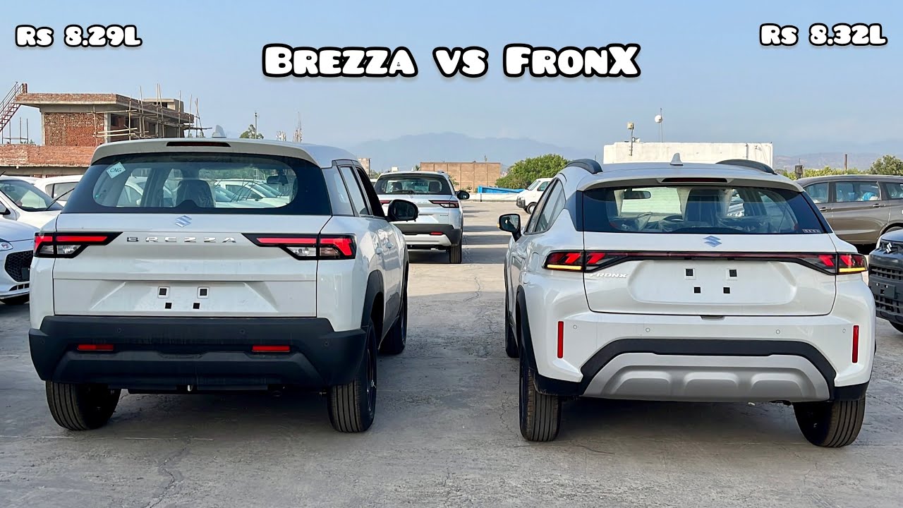 New Maruti Suzuki FronX vs Brezza 2023 🔥 Which one should you buy under ...