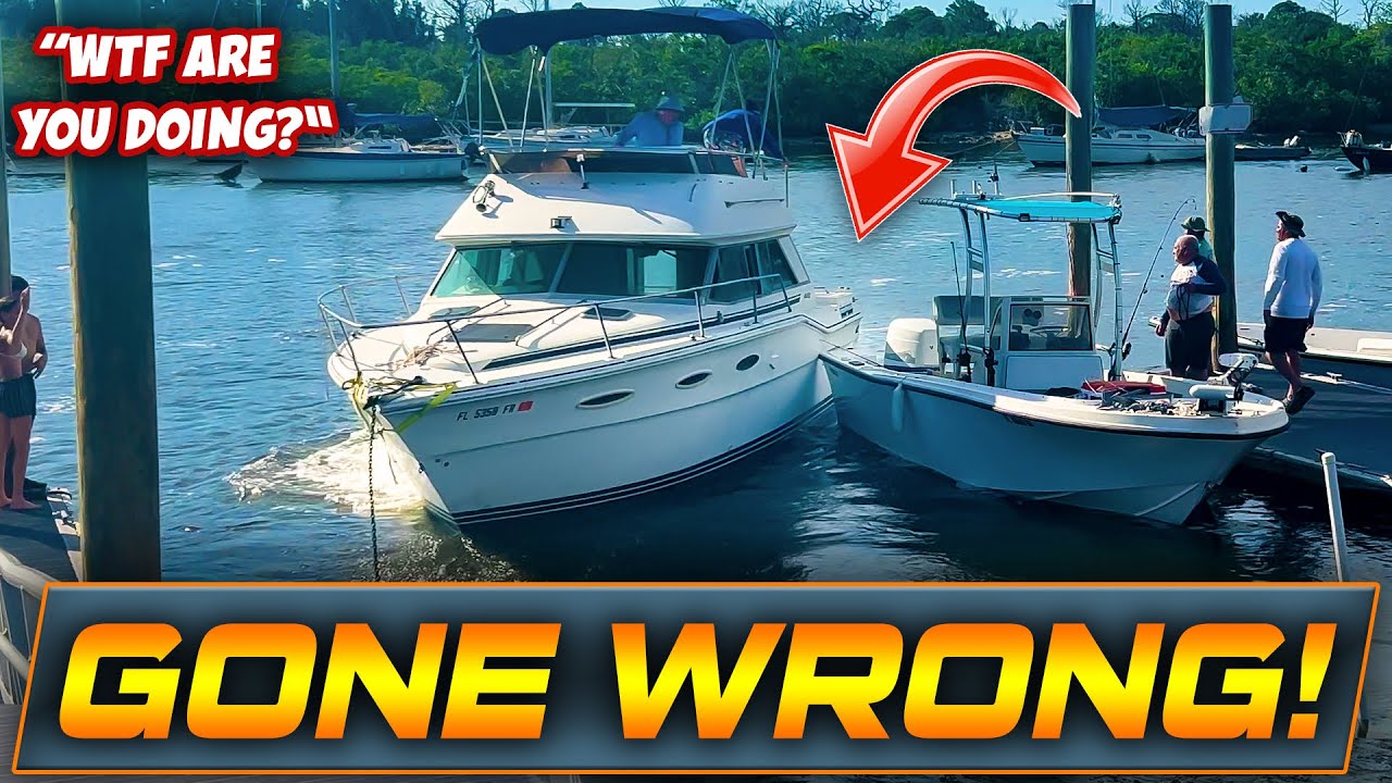 DISASTER ON THE DOCKS! ANCLOTE BOAT RAMP FAIL! | HAULOVER BOATS | WAVY ...