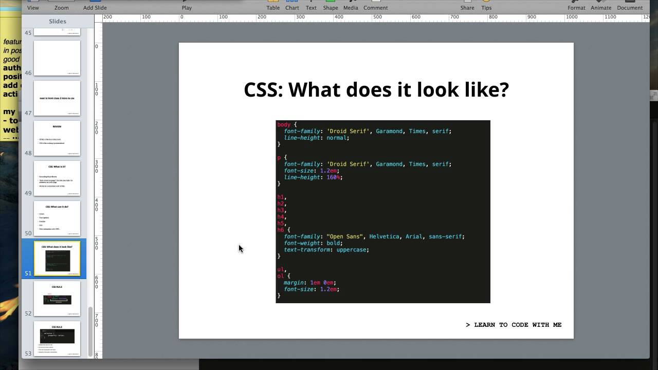 Intro to CSS - CSS formation and rules (video 9) - YouTube