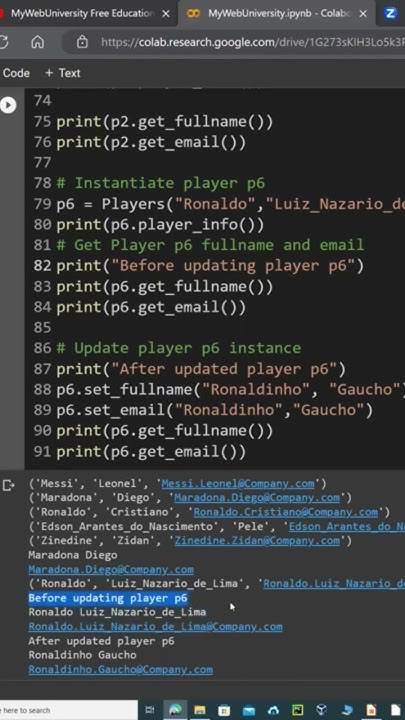 Python OOP getter and setter methods - YouTube