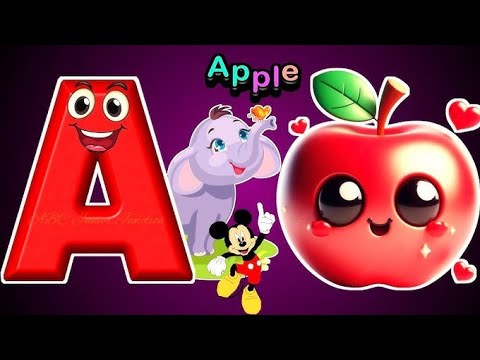 A for Apple / Alphabet song/ Apple song / phonic song / abcd / Learn ...