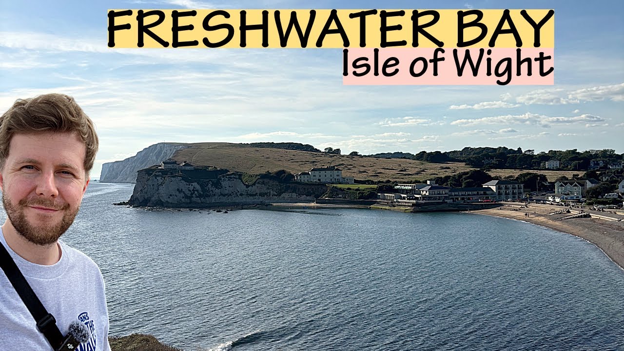FRESHWATER BAY & The Albion Hotel TOUR - Isle of Wight Travel Vlog ...
