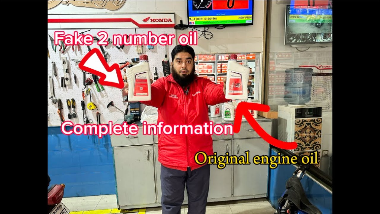 Original And 2 number engine, oil comparison - YouTube