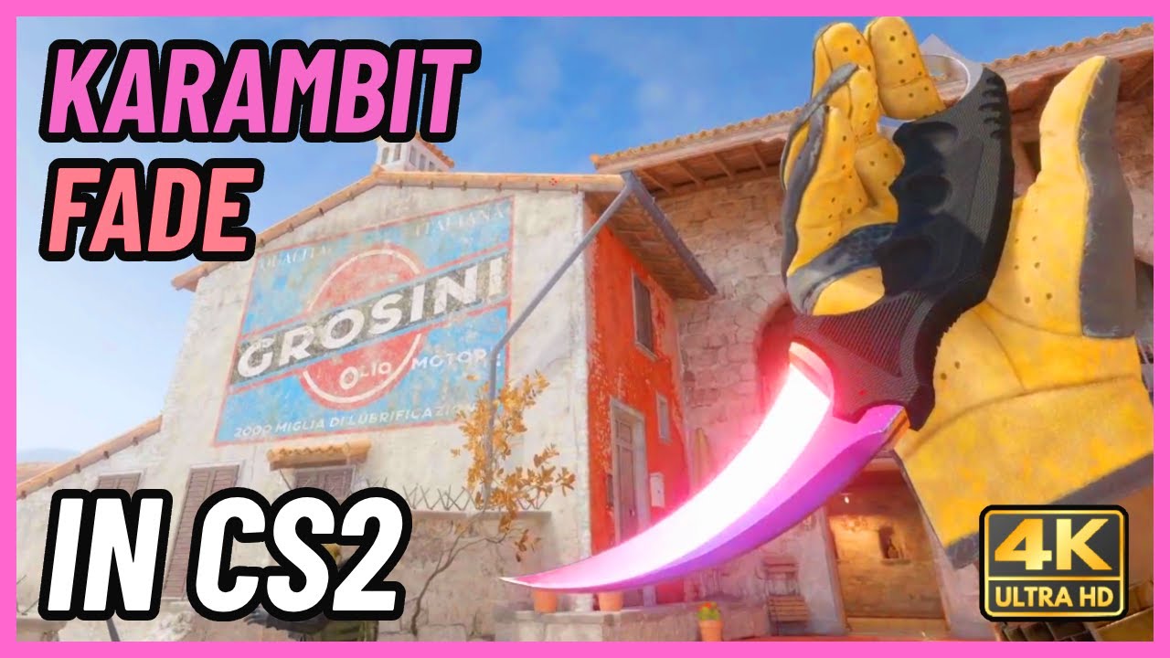 CS2 Karambit Fade | CS2 Knife In-Game Showcase [4K] - YouTube