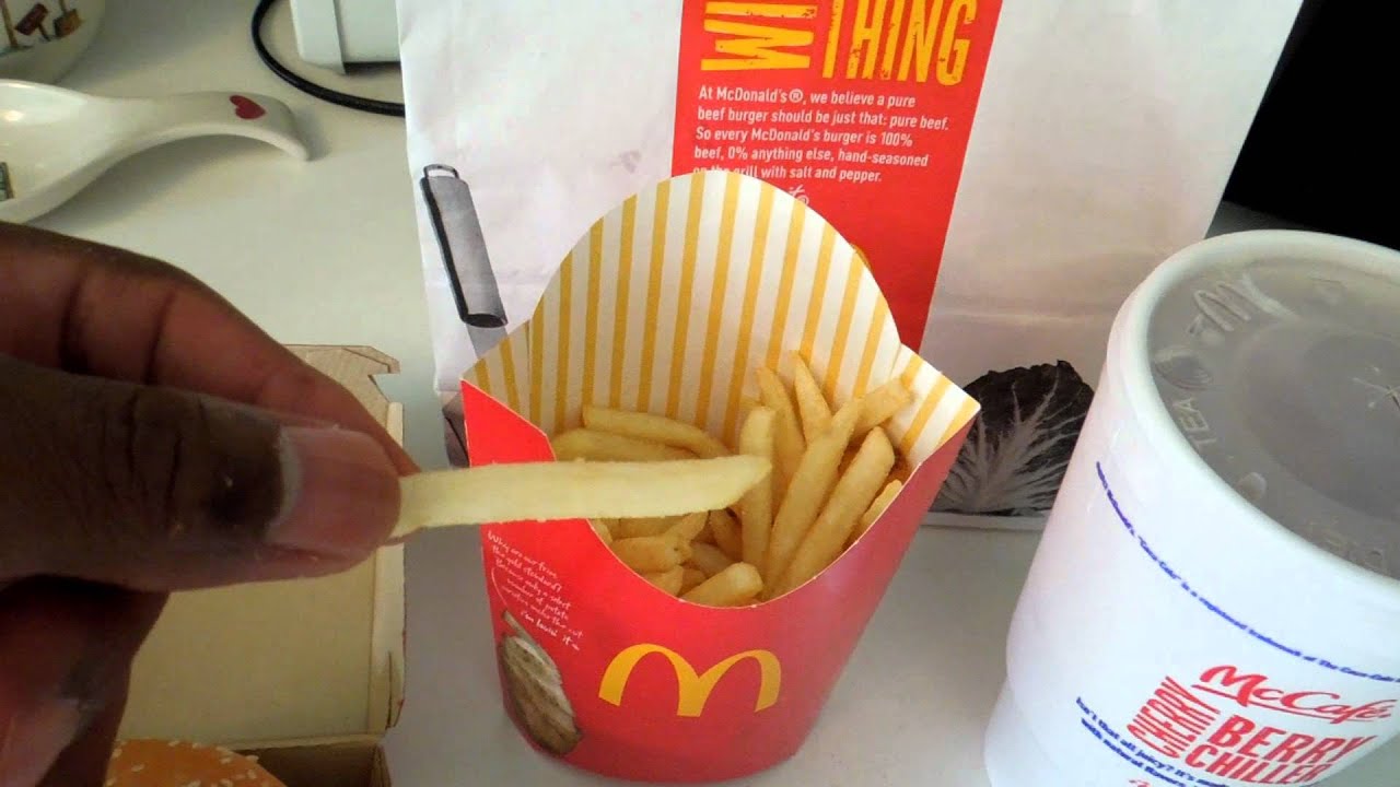 Big Mac Meal & Sweet Tea - YouTube