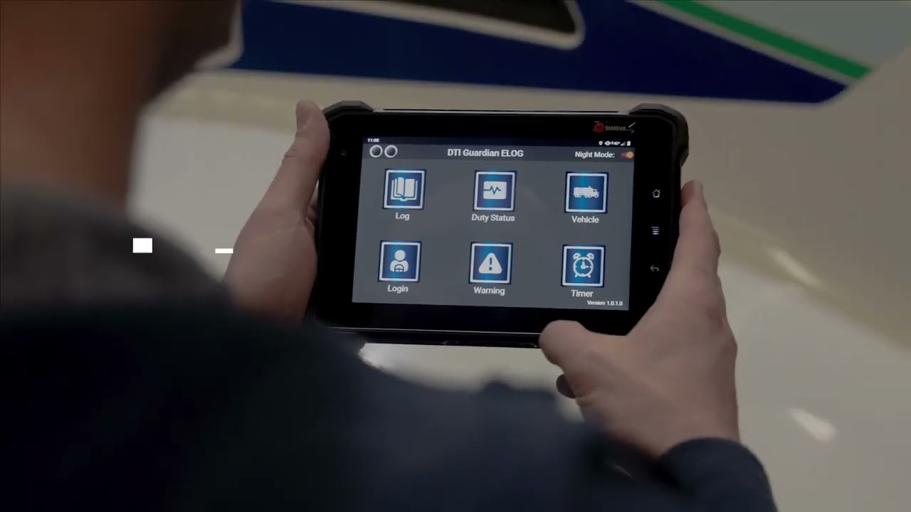 Guardian ELOG - Transport Canada and FMCSA Approved ELD Tablet - YouTube