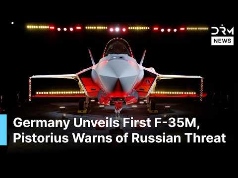 VIDEO: Germany Receives First F-35 Fighter Jet as Pistorius Warns of Russian Threat | AC1B