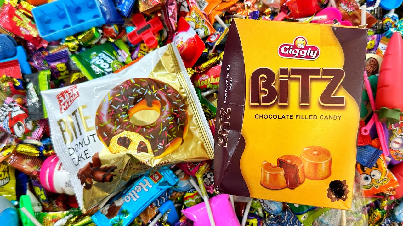 Satisfying Video | Yummy Rainbow PUSH BITZ Candies and Cute Lollipops ...