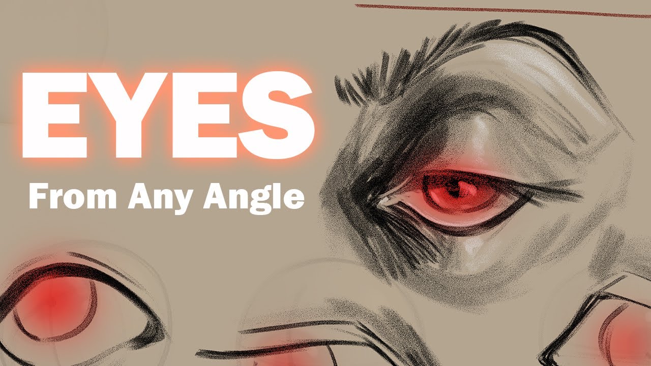 How To Draw Eyes From Any Angle? // Easy Art Tutorial - YouTube