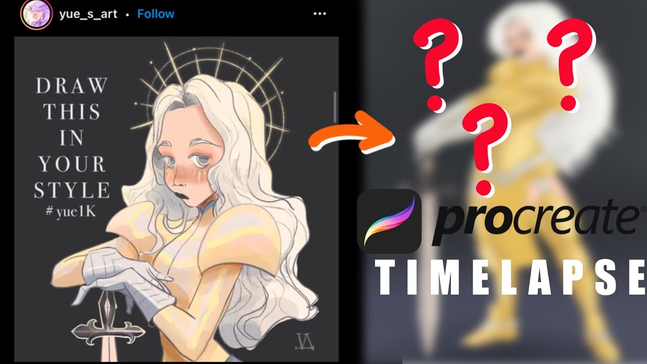 Draw This In Your Style Art Challenge | Procreate Time-Lapse - YouTube