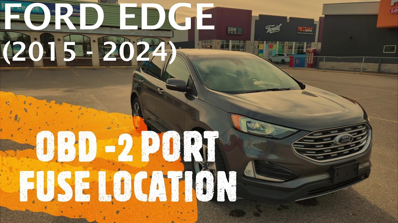 Ford Edge - OBD2 / DATA LINK CONNECTOR FUSE LOCATION (2015 - 2024 ...