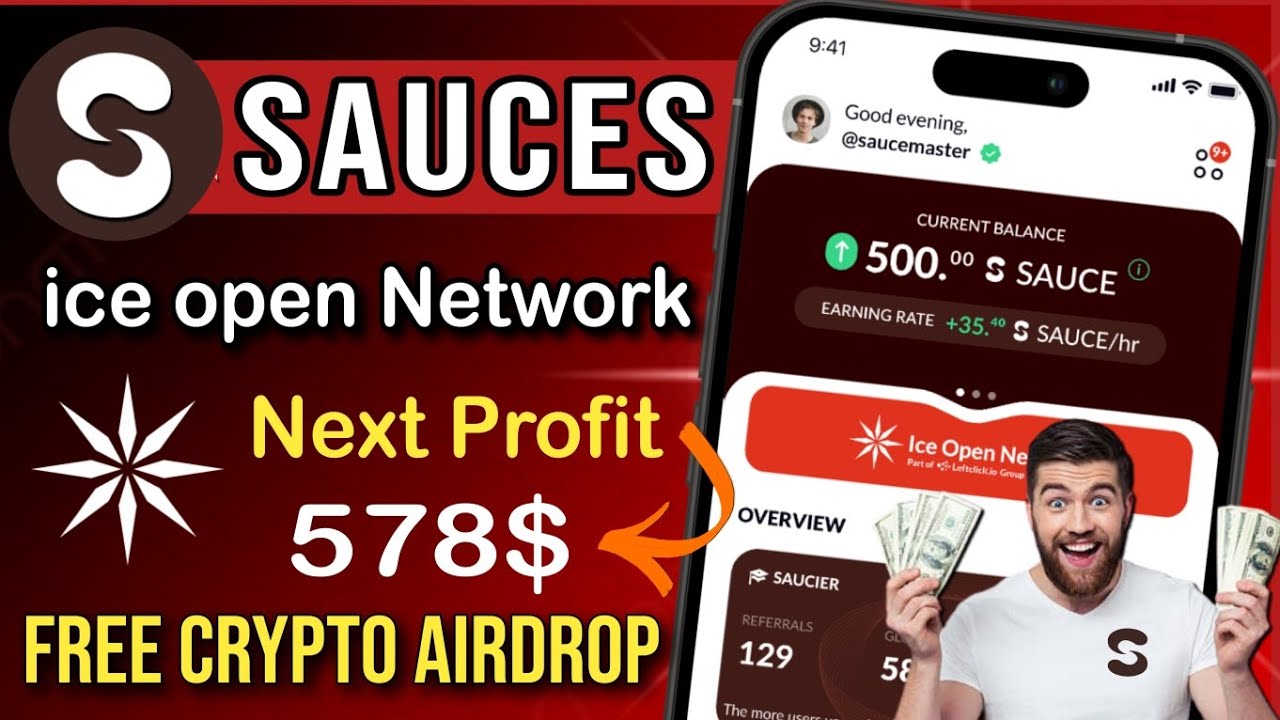 Sauces Earning App | Sauces Mining App withdrawal | Ice open network ...