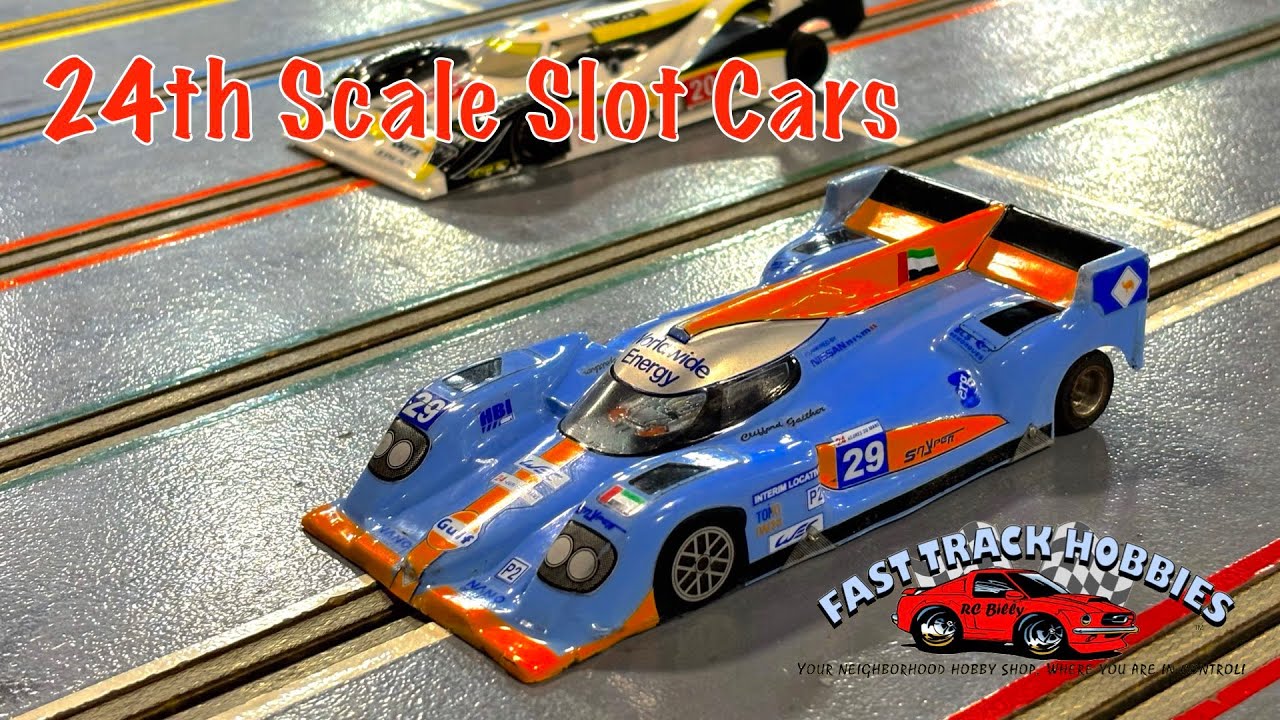 Fast Track Hobbies 24th Slot Car Racing - YouTube