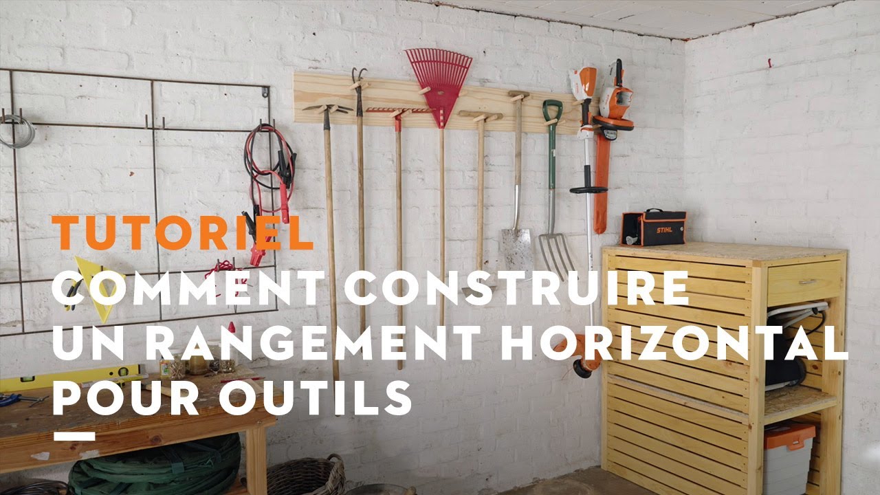 Tutoriel – Comment construire un rangement horizontal pour outils ? | STIHL - YouTube