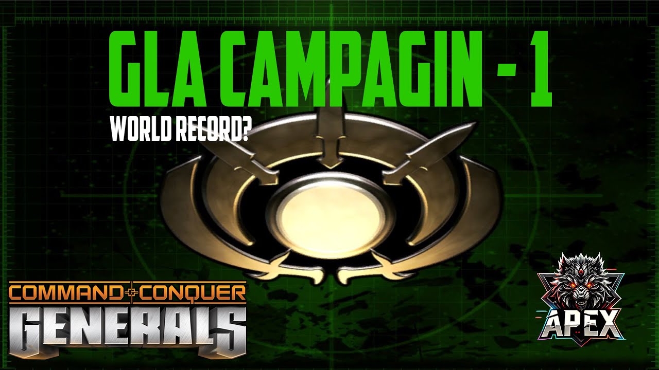 Command & Conquer: Generals | GLA Campaign 1 (BRUTAL) - The Easiest CCG ...