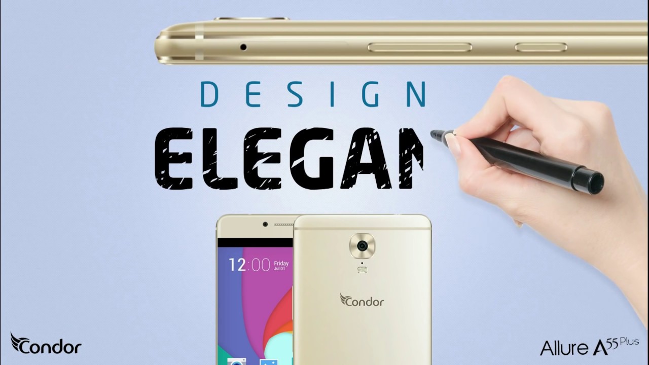 Condor | Smartphone Allure A55 Plus - YouTube
