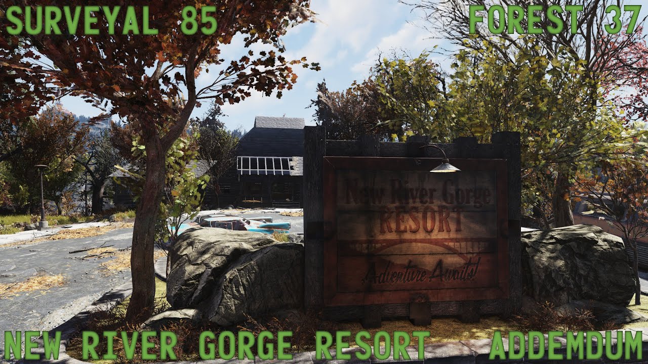 Fallout 76 Surveyal Project 85 - Forest 37 - New River Gorge Resort ...