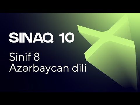 Azərbaycan dili 8-ci sinif   Güvən Sınaq 10 Buraxılış fənləri üzrə