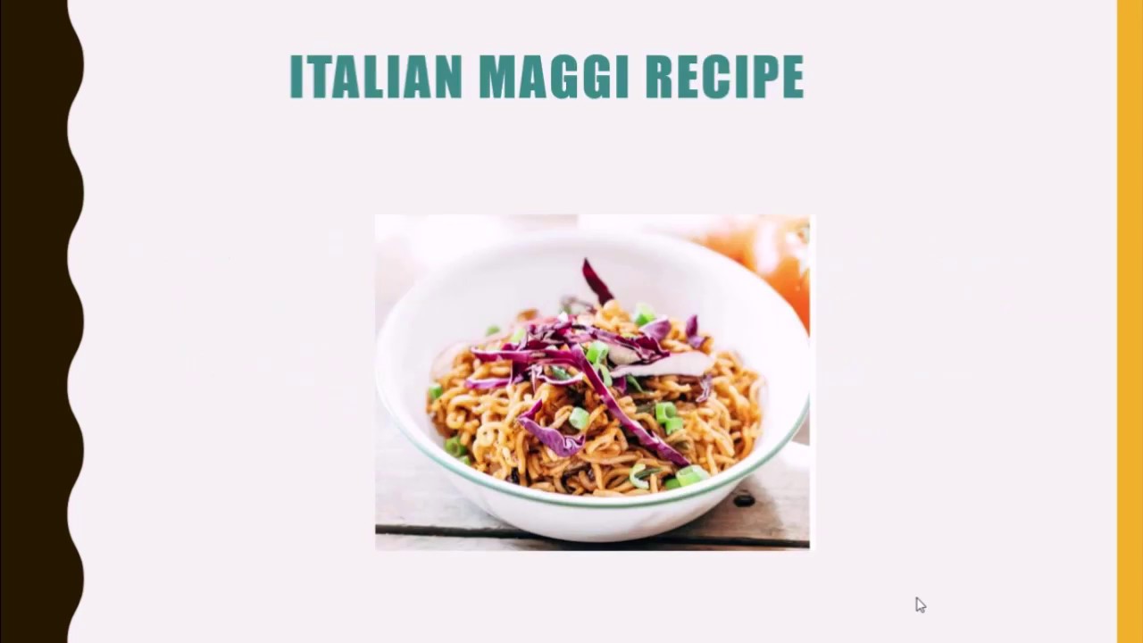 #chotapasta Four amazing Maggi recipes you must try! Italian Maggi ...