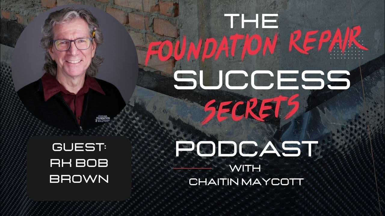 RK Bob Brown: An Absolute Foundation Repair Legend Graces Us - YouTube