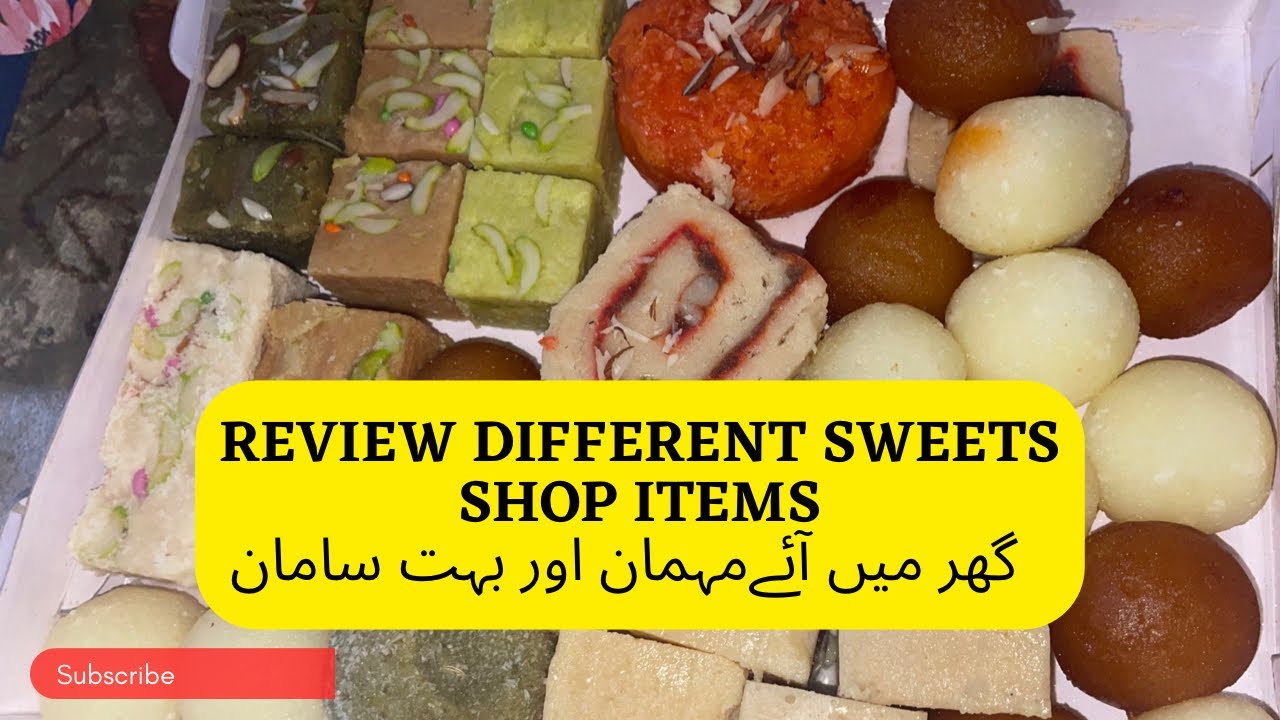 Review different sweet items of kotli sweet shops 😅😅yummy vlog 👍Kotli ...
