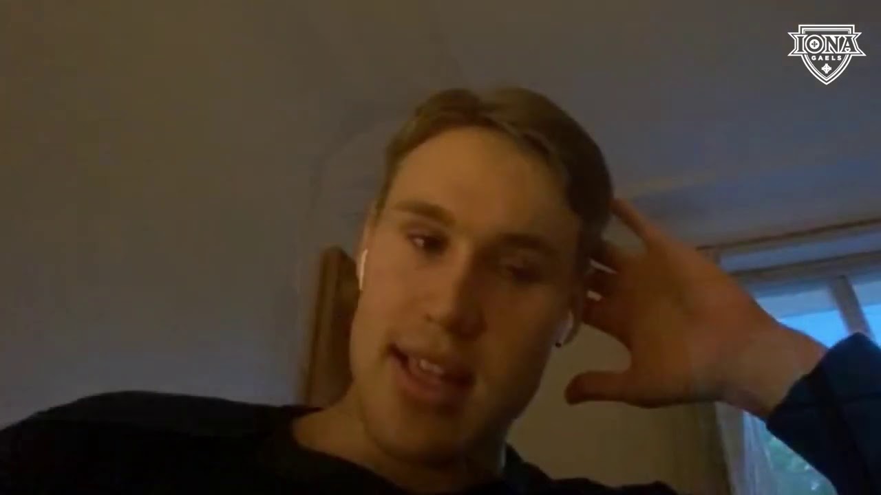 Get To Know Iona Men's Basketball's Johan Crafoord - YouTube