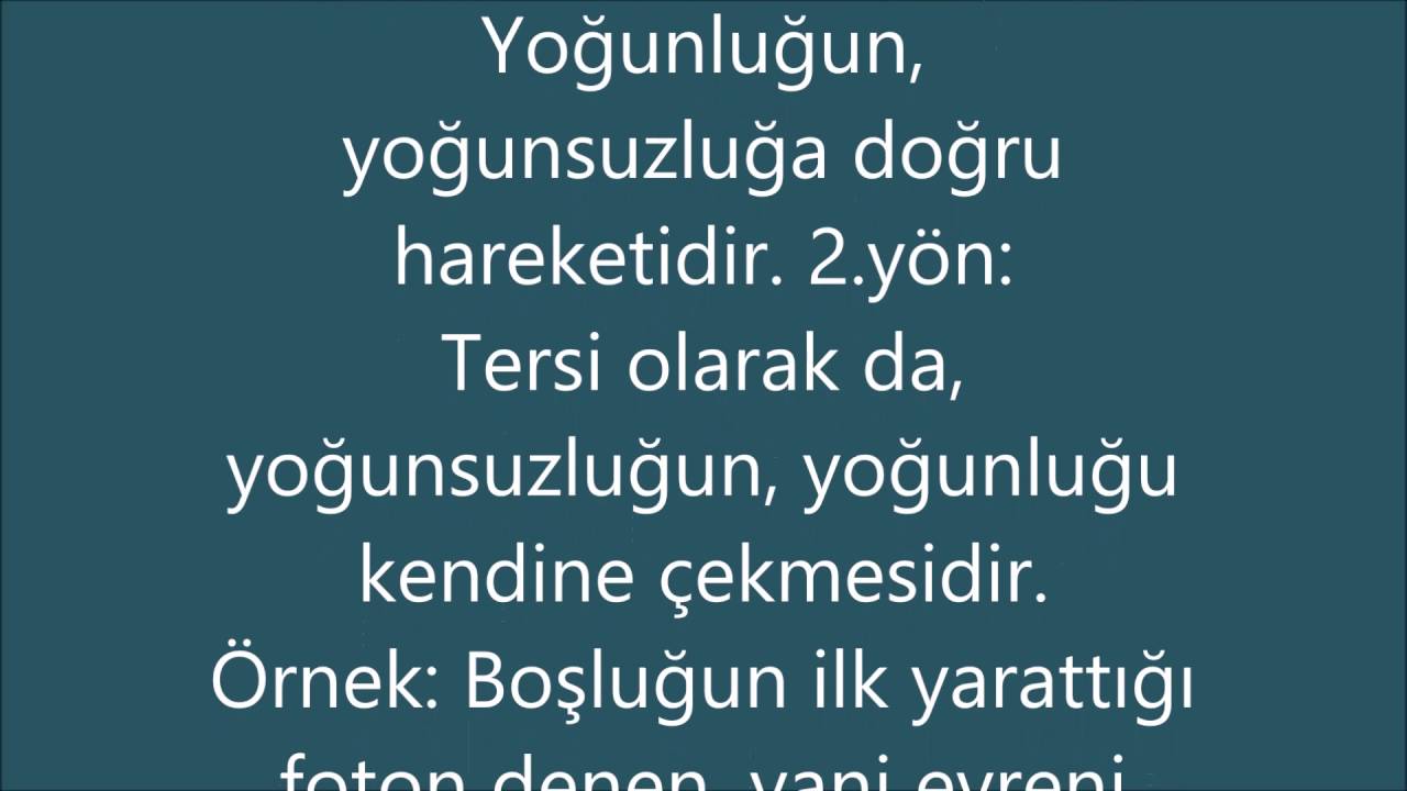 5.BOYUT VE 4 TEMEL KUVVET 1.BOLÜM - YouTube