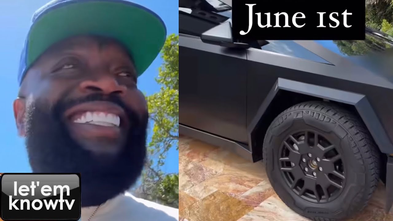 Rick Ross Sprays His Tesla Black & Says He Is About To Change The ...