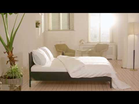 Kayori duvet cover Giza white