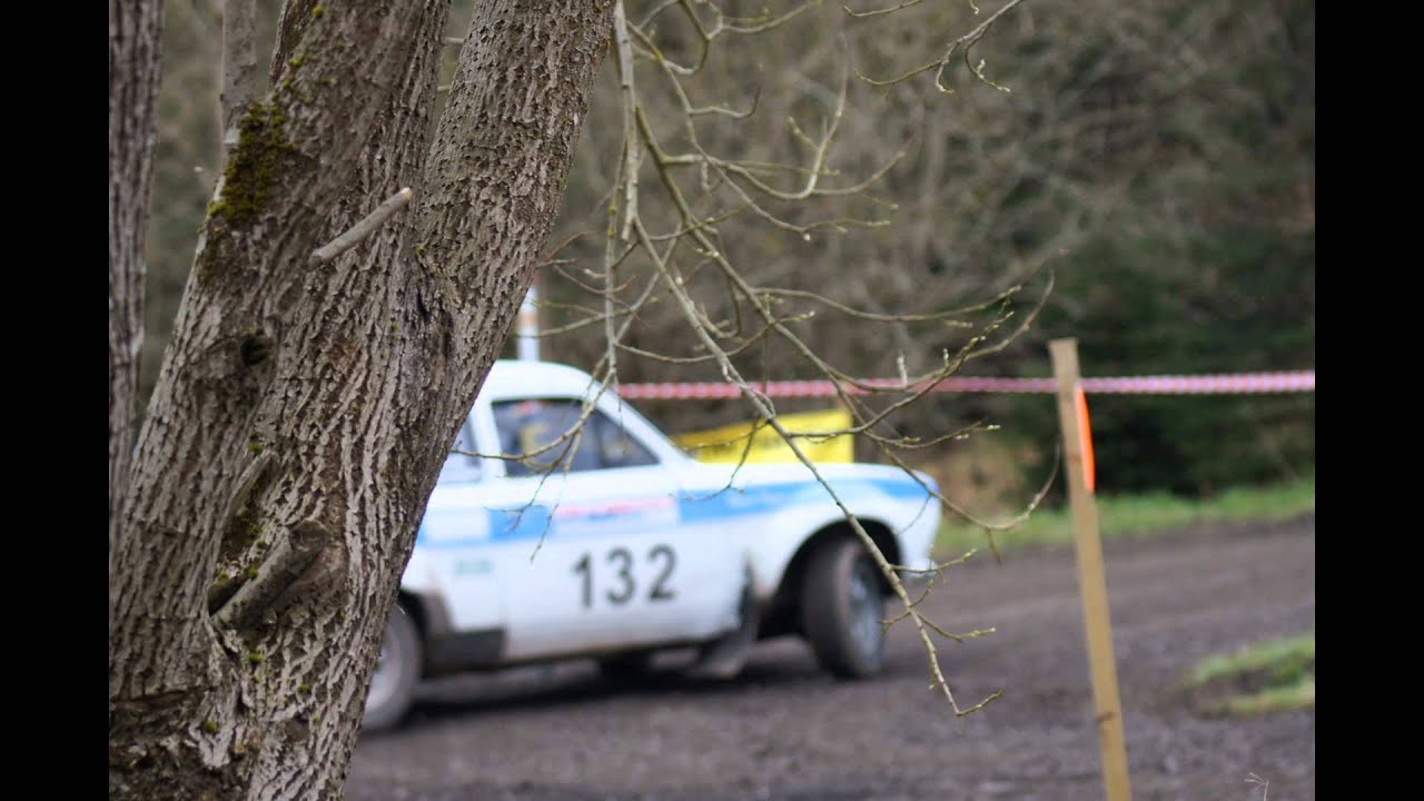 Tour of Hamsterley Rally 2013 Simon Tysoe & Cliffy Simmons Ford Escort ...