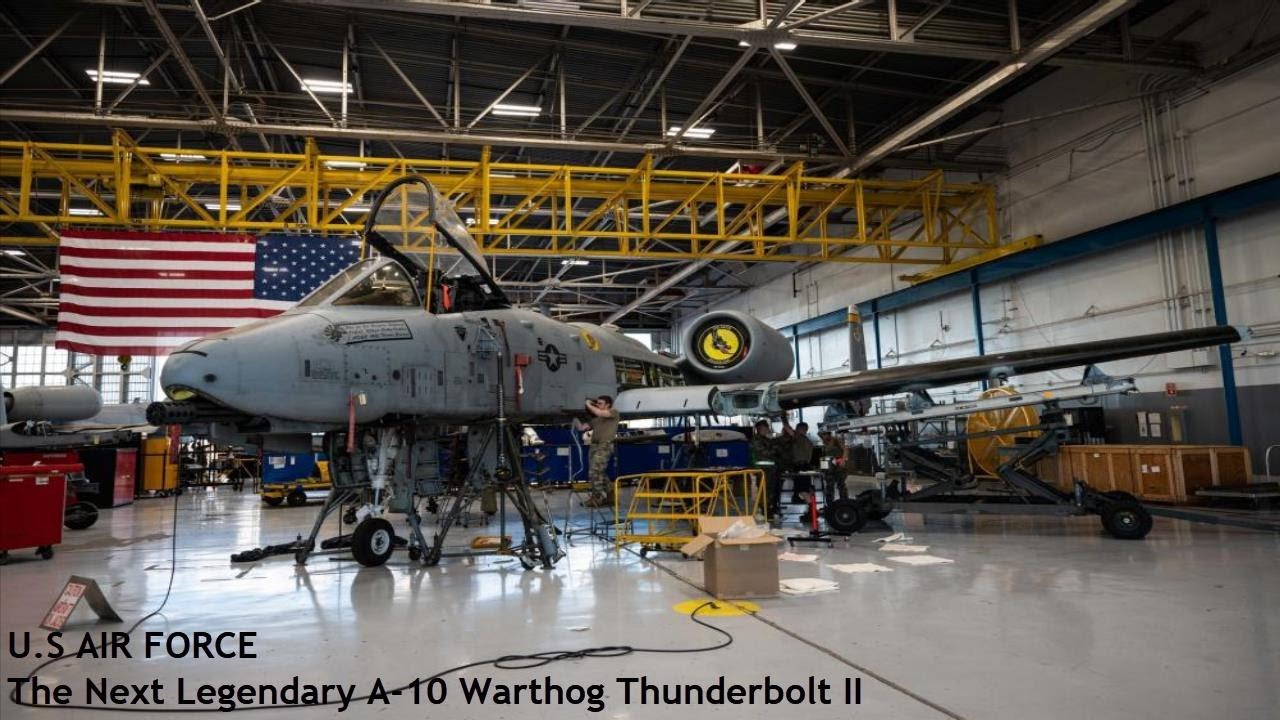 Legendary A-10 Warthog Thunderbolt II U.S Air Force receives new wing ...