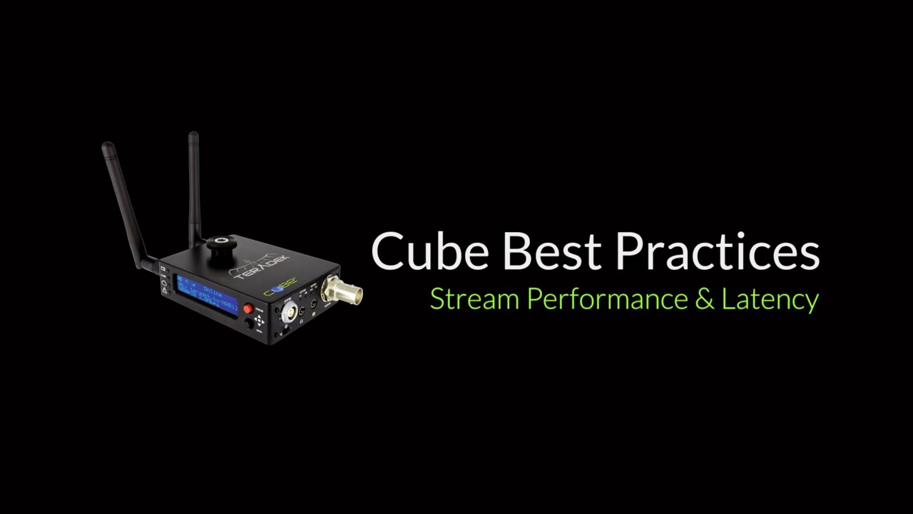 Cube Best Practices: Stream Performance & Latency - YouTube